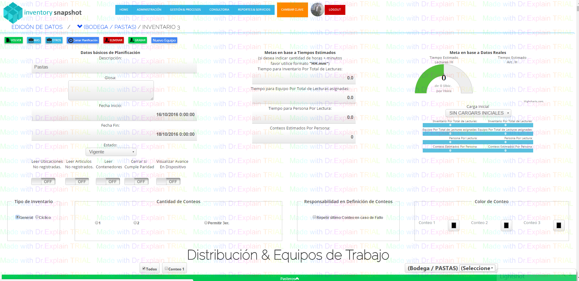 PLANIFICACION DE INVENTARIO